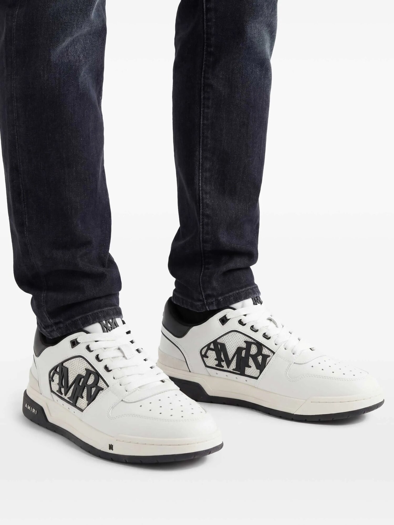 Кроссовки AMIRI Classic Low, размер 42, бежевый/белый — фото 1