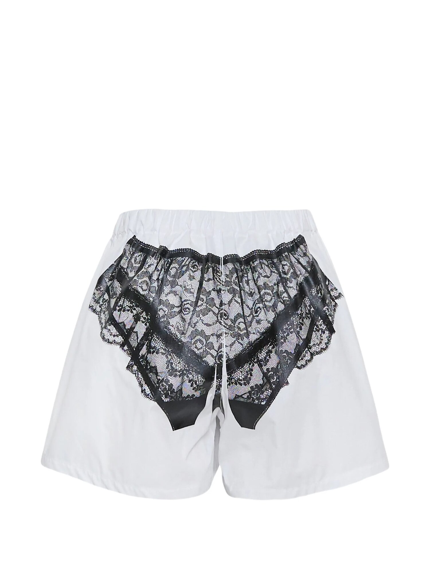Шорты VAQUERA Trompe L'Oeil print shorts, размер 42, бежевый/белый — фото 1