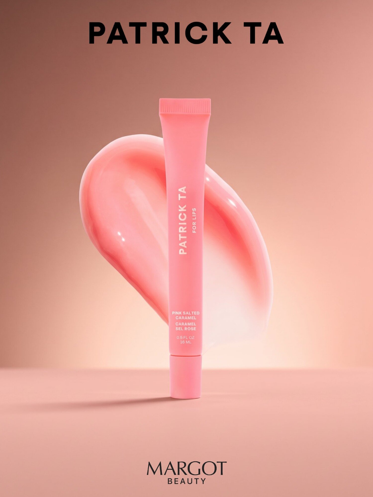 Блеск для губ PATRICK TA Pink Salted Caramel | Major Moisture Lip Balm | 15 мл | оригинал