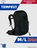 Рюкзак Osprey Tempest 24L женский, черный, нейлон, средний (20-30 л.)