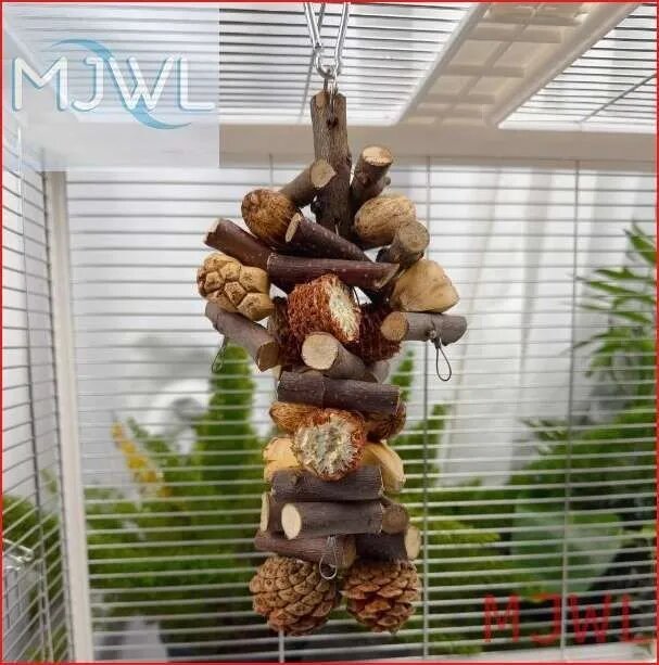 Игрушка для грызунов, попугаев, шиншилл, хомяков, крыс из натуральных материалов