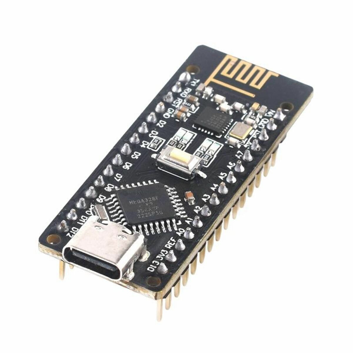 Плата RF-NanoV3.0 NRF24L01 + USB-C ATmega328PB-AU беспроводной радиомодуль ардуино-совместимый
