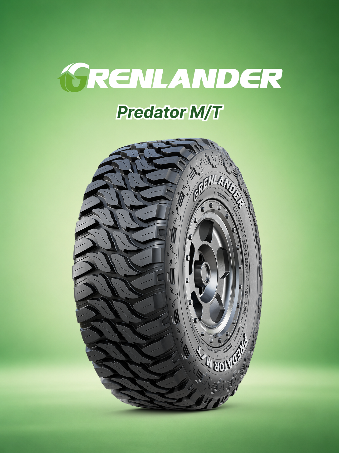 Летние шины Grenlander Predator M/T LT235/75 R15 104Q для внедорожников