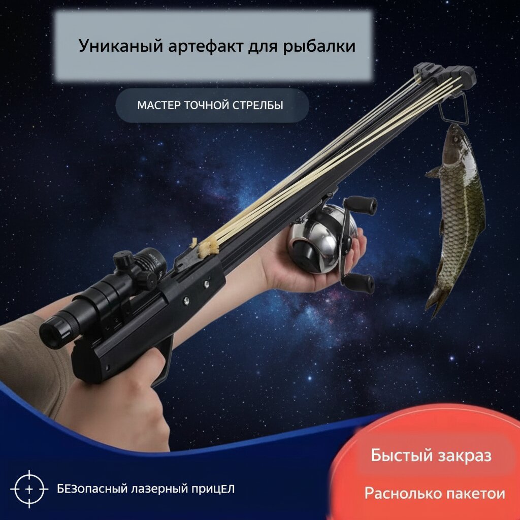 Ружье арбалет подводныйРыболовная пусковая установка, лазерный прицел