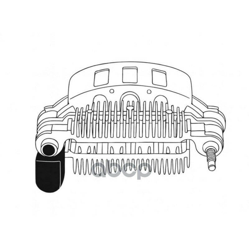 Мост диодный ген. для а/м Kia Sephia (96-)/Shuma (97-) 1.5i (тип Mitsubishi) (VDB 0824) STARTVOLT арт. vdb-0824