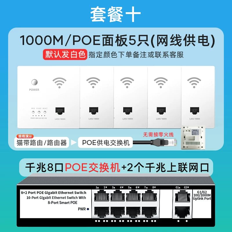 [Пакет №10] Роутер TP-Link Archer C7 или Archer C9 + Switch POE с 8 портами 1Gbps.
