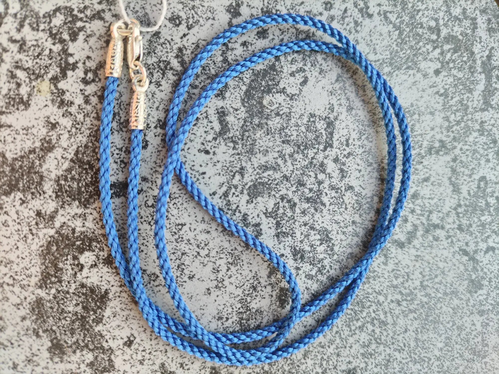 Шнур серебро, 925 проба