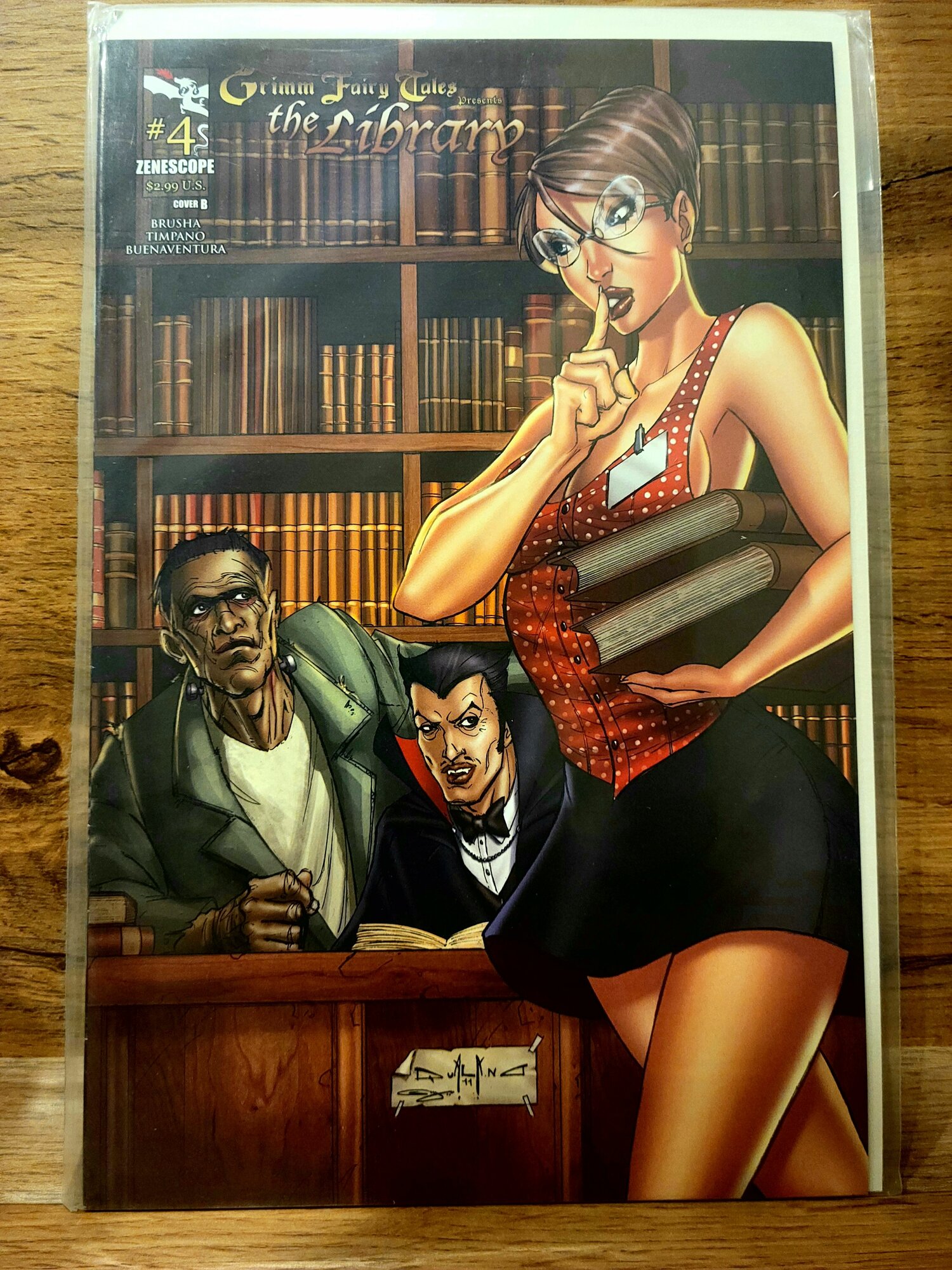 The Library #4. Оригинальный Комикс