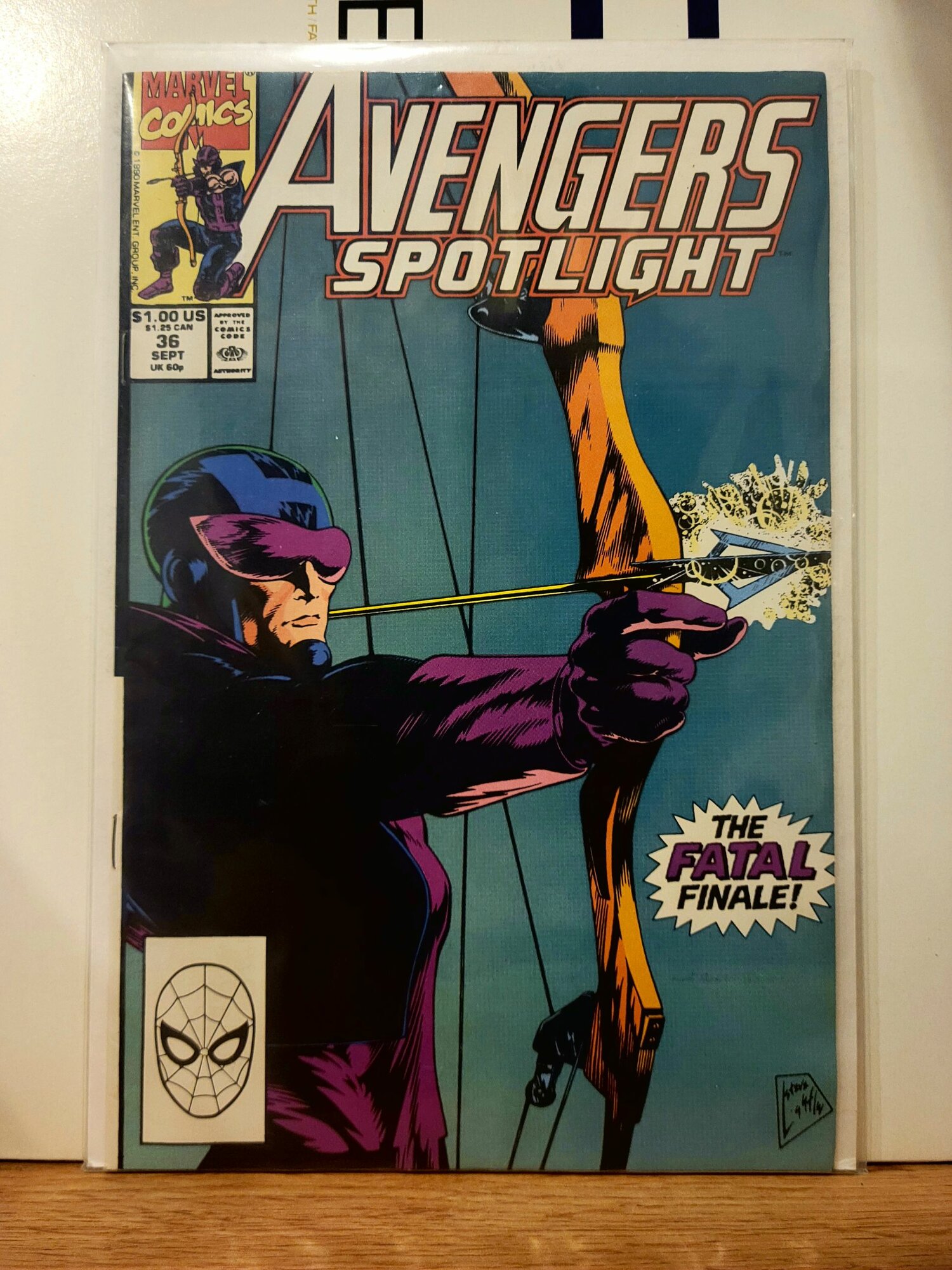 Ретро Комикс Avengers Spotlight #36. 1990 Год. Коллекционный выпуск.