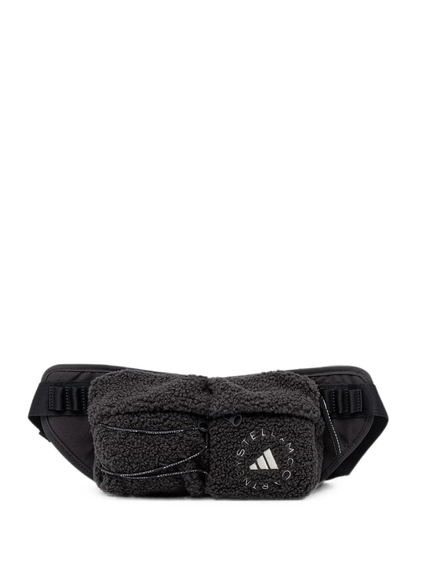 Сумка Fleece-texture logo-print belt bag