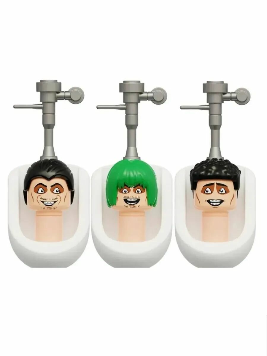Фигурка конструктор Skibidi Toilet Скибиди туалет 14+