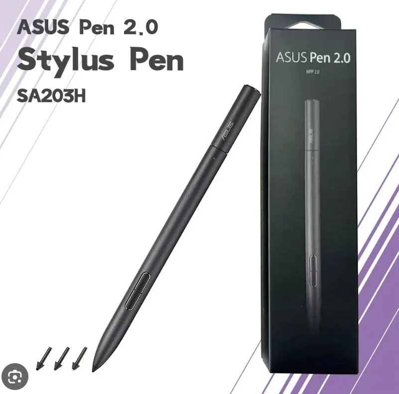 Asus Pen 2.0 SA203H стилус аккумуляторный, (Bluetooth, Type-C) для Asus ROG FLOW