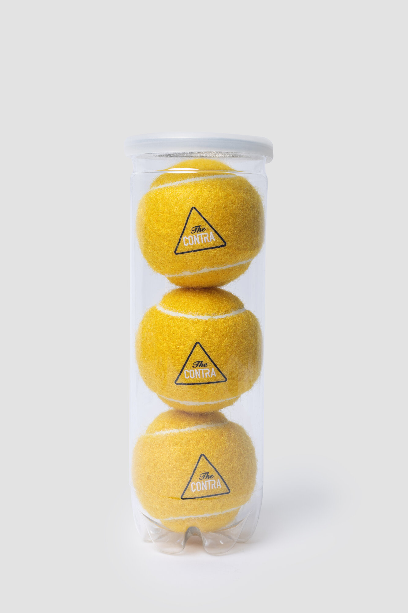 Мячи для игры в падел и теннис The CONTRA PADEL-TENNIS BALLS YELLOW, 3 шт