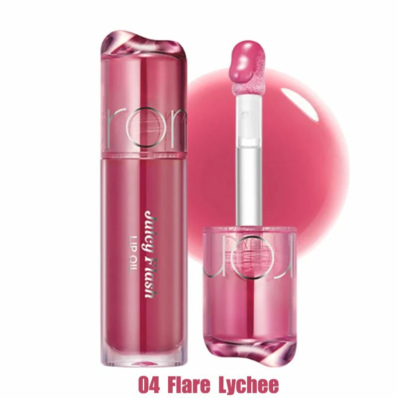 ROMAND блеск для губ (04 Flare Lychee) ROM&ND Juicy Flash Lip Oil 4.5g, Уход за губами, масло для губ средство для губ блеск масляный уходовое средство косметика для губ