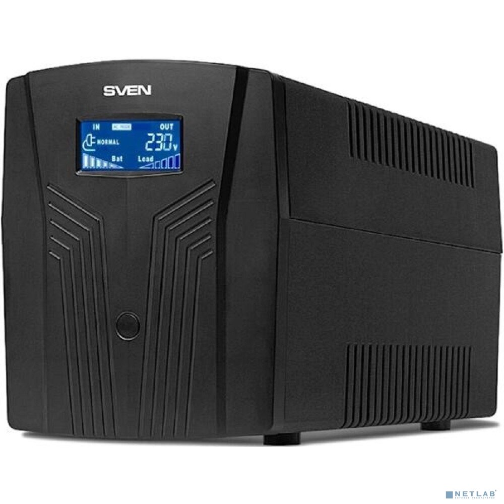 PowerCom Raptor RPT-1025AP LCD ИБП {Line-Interactive, 1025VA/615W, Tower, 4xEURO, LCD, USB}{1107532}