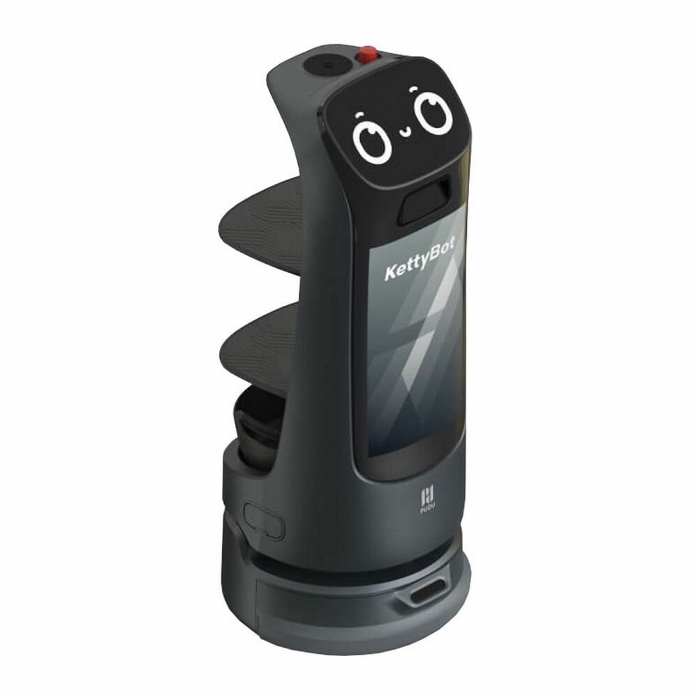Сервисный робот-доставщик PuduRobotics модели KettyBot Pro в компл. с зарядной станц, черный
