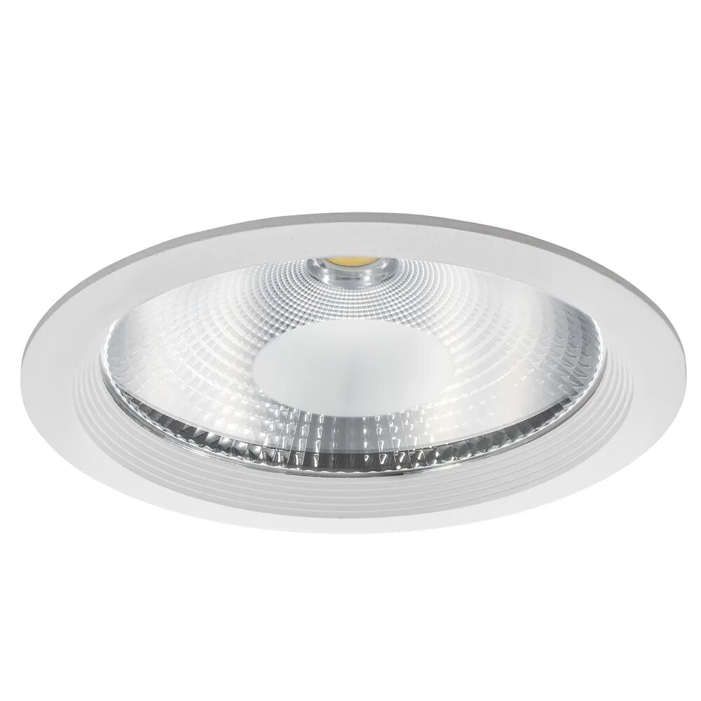 Светильник потолочный светодиодный влагозащищенный Lightstar FORTO 223502, IP44 для ванной, 3000K, 50W, круглый, белый