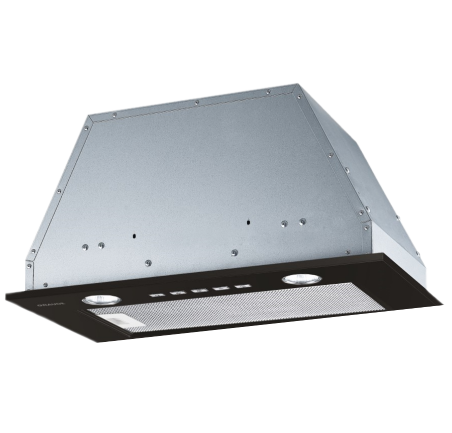 Вытяжка встраиваемая GRAUDE LB 52.0 S, 750 м3/ч, 3 скорости, чёрная