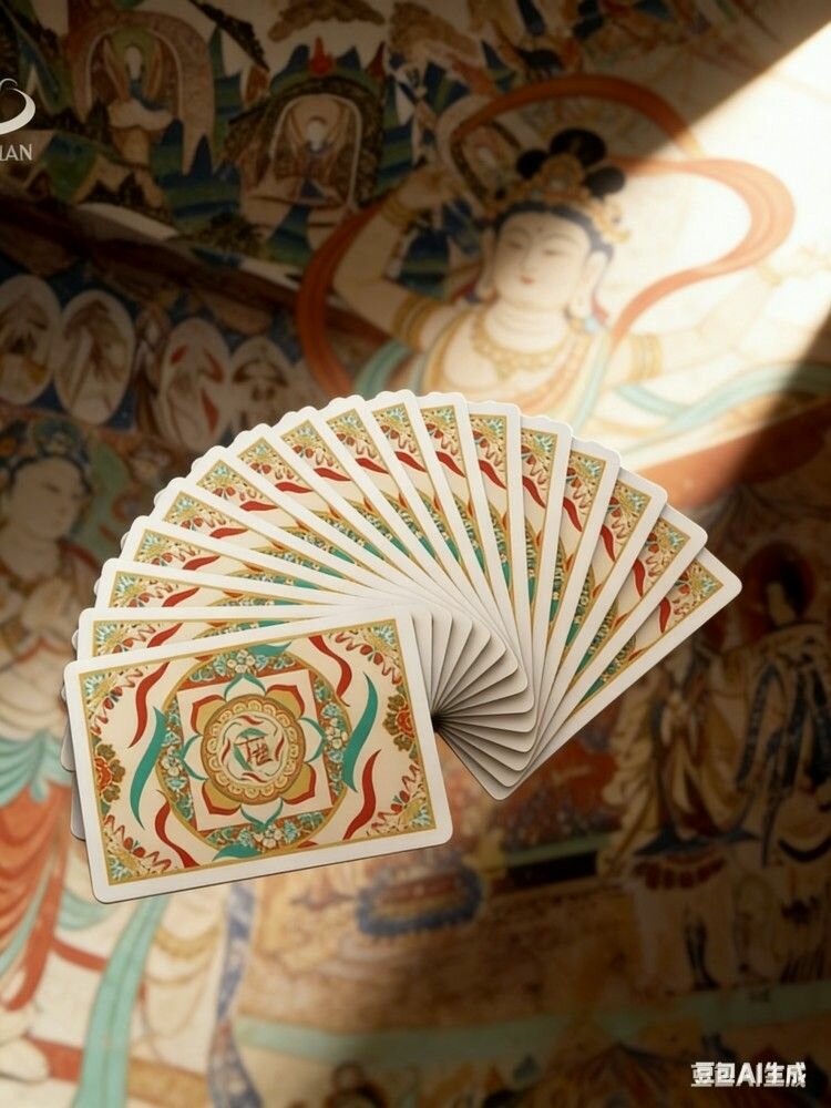 Коллекционные карты "Дуньхуан" PVC, с китайской культурой