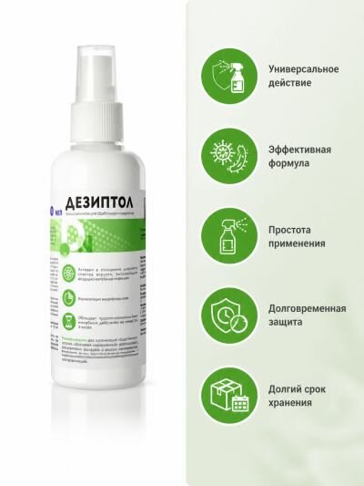 1 шт. Дезиптол кожный антисептик 100 мл спрей