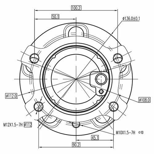 Ступица задняя ZIKMAR Z89231R