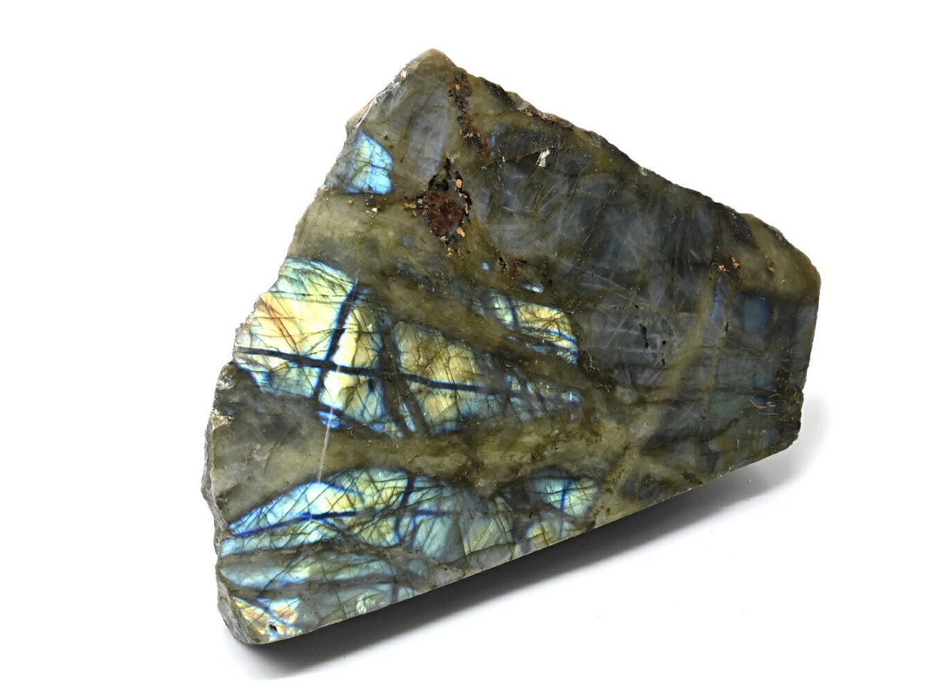 Камень лабрадор 181*44*122мм, 1236г (L). Натуральный камень