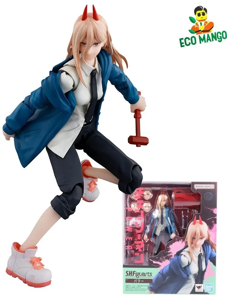 Экшн фигурка Bandai S.H.FIGUARTS Chainsaw Man, Power, SHF Человек с бензопилой