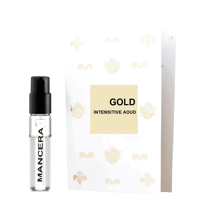 Парфюмерная вода для мужчин и женщин Mancera Gold Intensive Aoud 2 мл - сэмпл