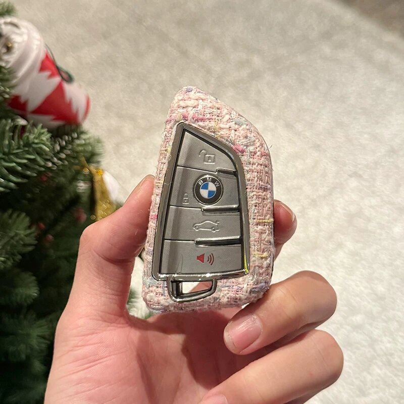 Ключевой чехол BMW Blade для моделей 3, 5, X3, X5 серий в нежном розовом с одинарной оболочкой