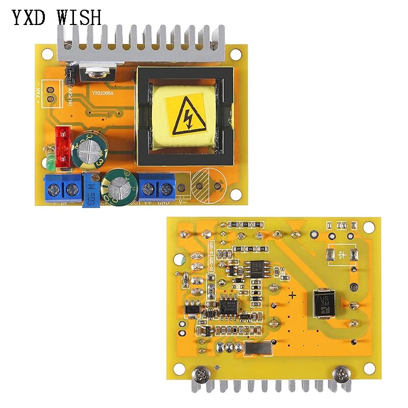 Модуль повышающего преобразователя DC 8-32V до 45-390V Dual output