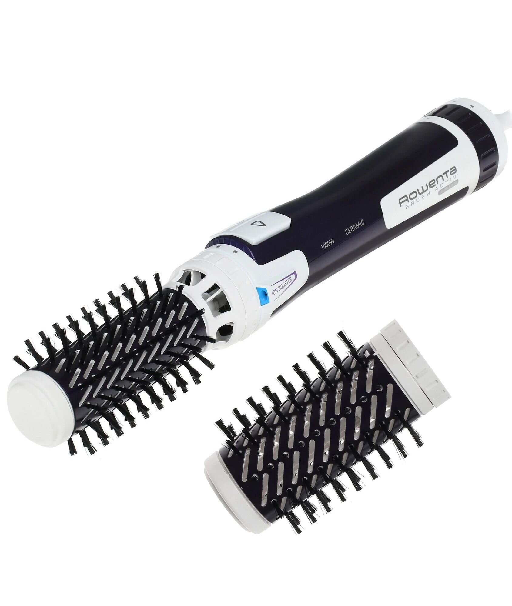 Фен-щетка Rowenta CF9530, 1000Вт, белый, фиолетовы