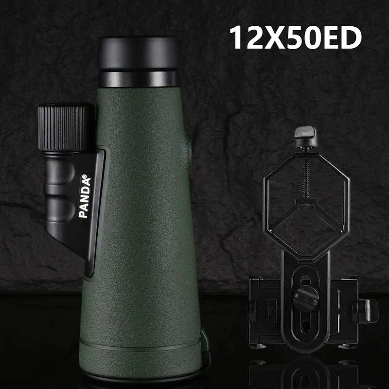 Монокуляр PANDA Mingrui D 12X50ED (зелёный) высокое увеличение, высокая четкость, заполненный азотом и водонепроницаемый