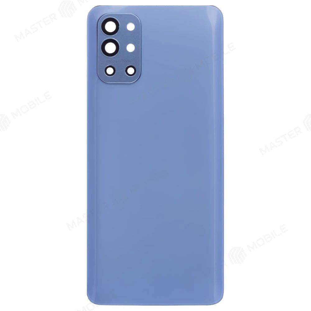 Задняя крышка для OnePlus 9R (синий) (в сборе со стеклом камеры)