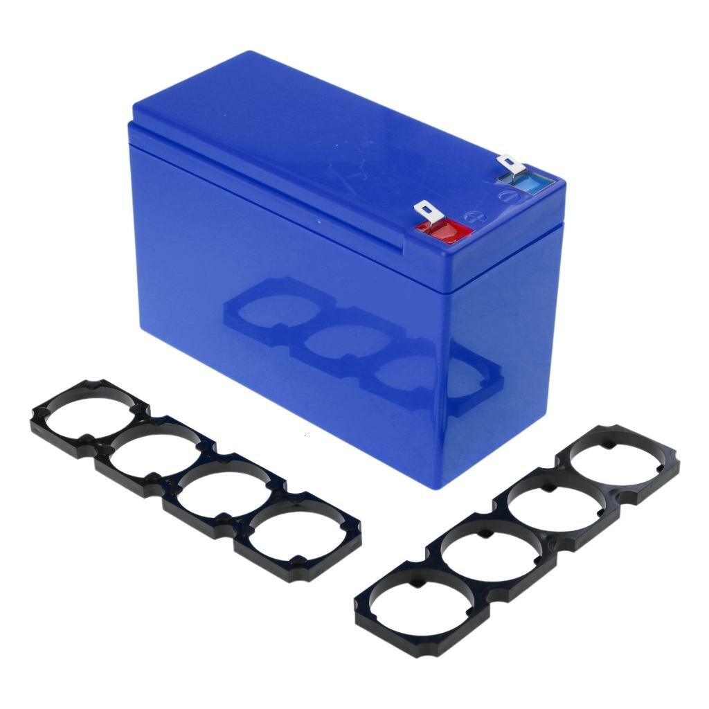 Корпус ABS для батарей 32650/32700 с кронштейном, Синий