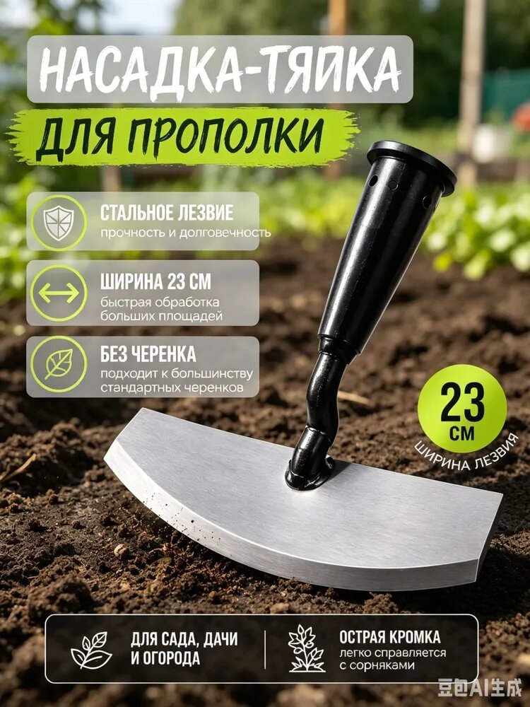 Тяпка, рукоятьМеталл, 23 см