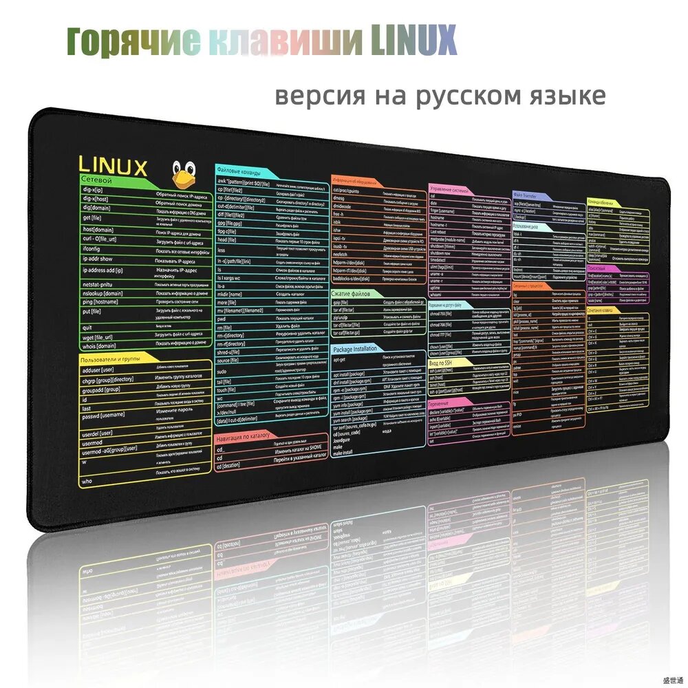 Коврик для мышки, XL, разноцветный