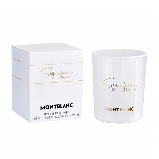 Парфюмированная свеча Монблан Сигначе Абсолю 140 гр / Montblanc Signature Absolue