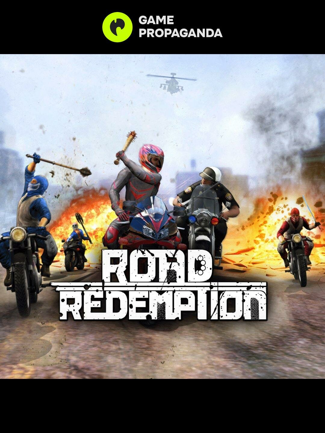 Игра Road Redemption PS4 + 51 TRY на баланс PSN. Турция. Цифровая версия