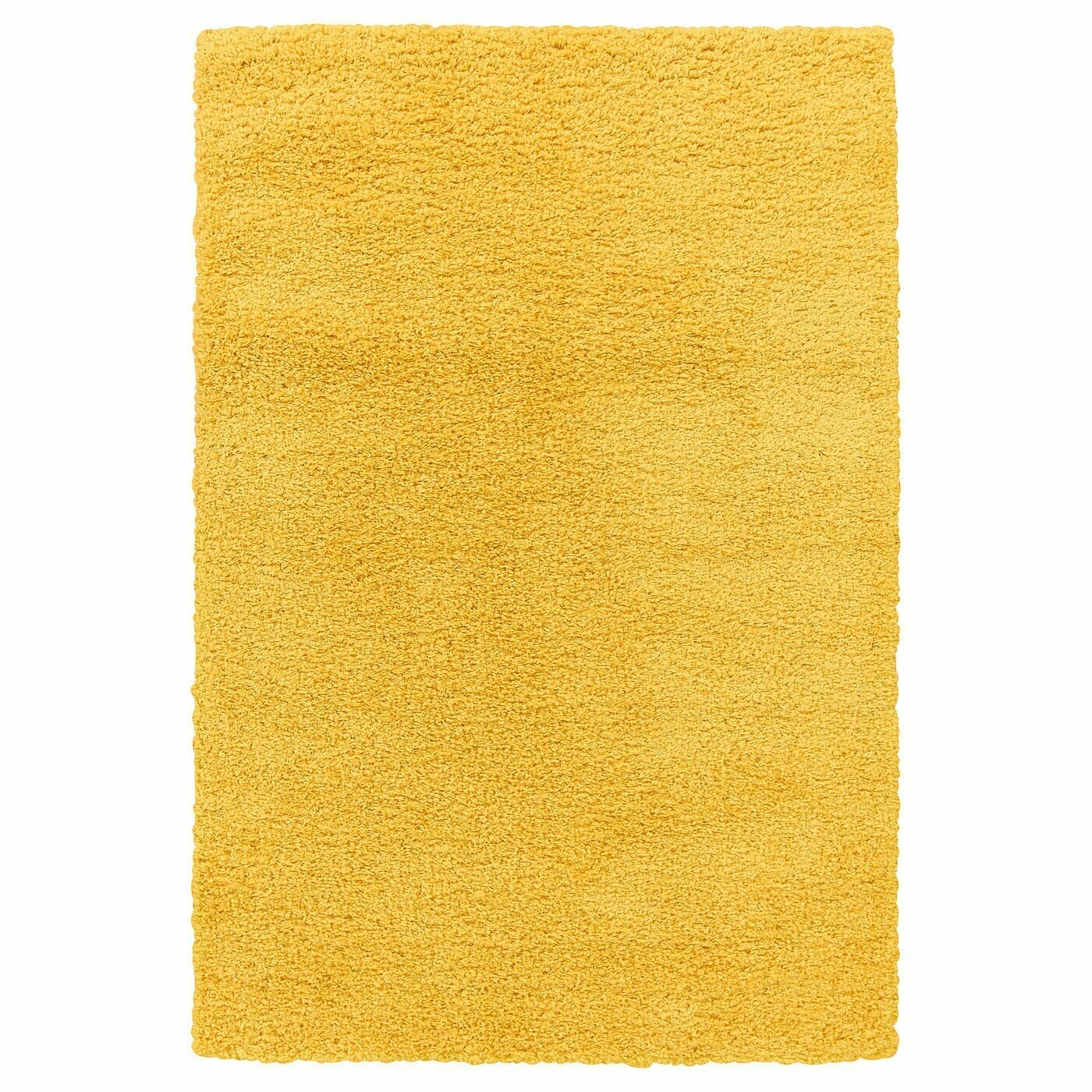 Ковер IKEA RENDE, 120x180 см, прямоугольный, цвет желто-черный 506.288.43