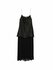 Платье RUOHAN Saba spaghetti-strap dress, размер 42, черный