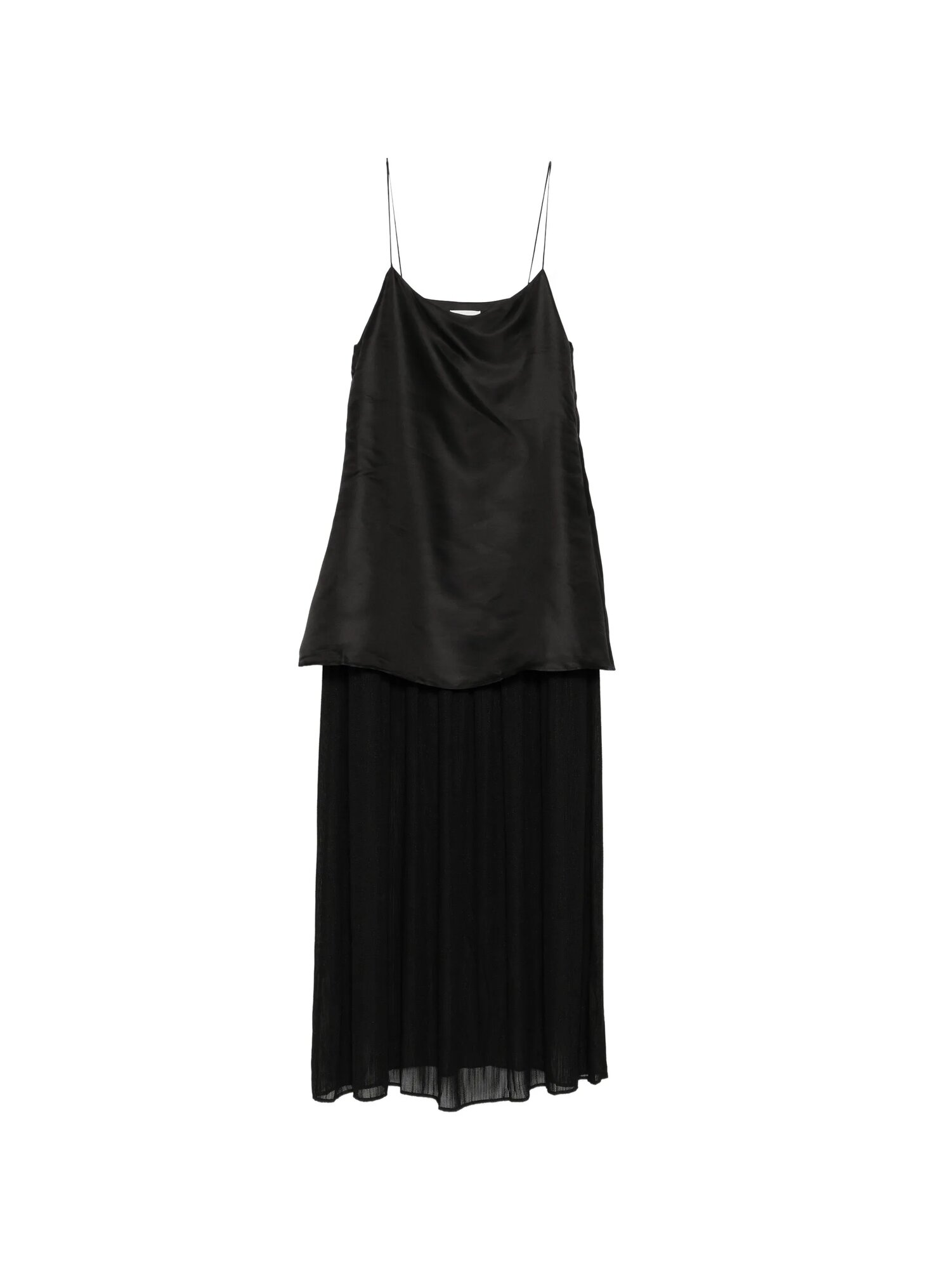 Платье RUOHAN Saba spaghetti-strap dress, размер 42, черный