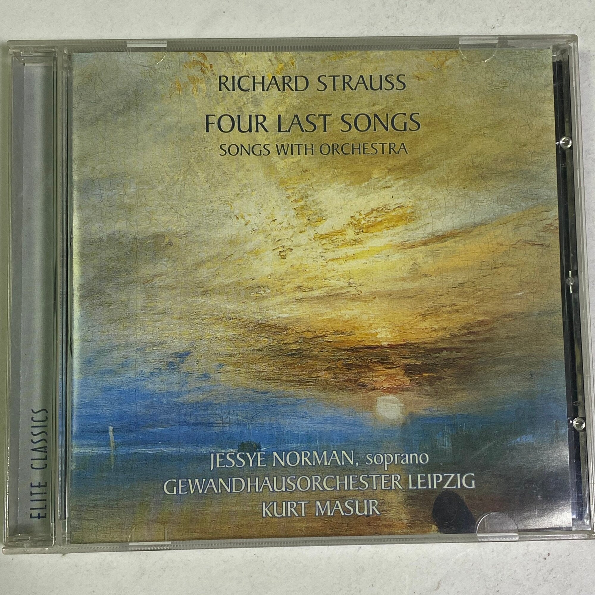 Компакт-диск(CD). RICHARD STRAUSS FOUR LAST SONGS SONGS WITH ORCHESTRA.