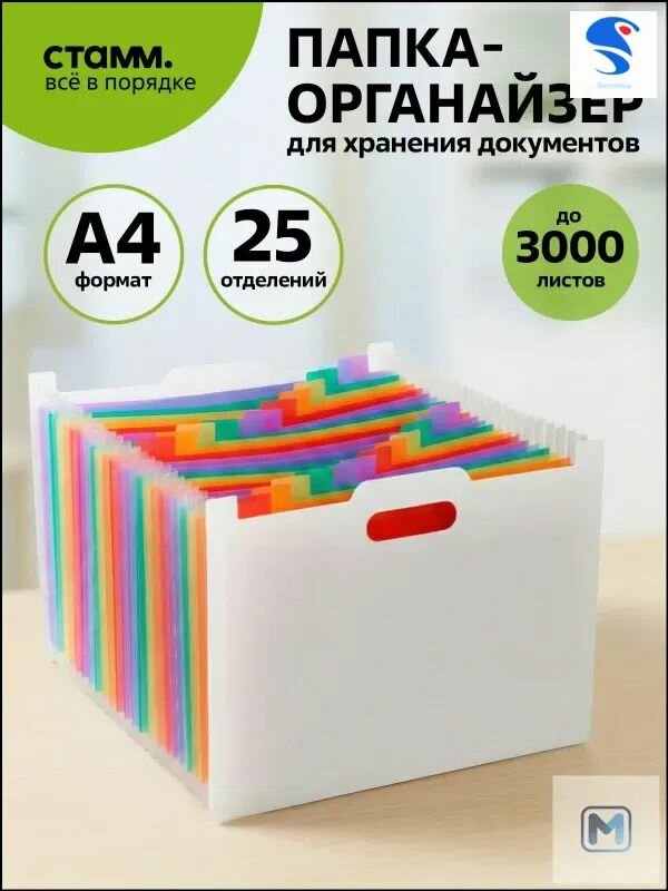 Папка-органайзер A4, 1 шт.