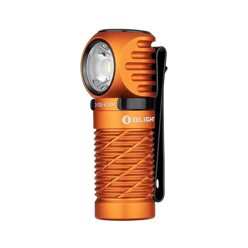 Olight Perun 2 Mini Оранжевый фонарь-прожектор, 1100 Лм, IPX8, встроенный аккумулятор, 6 режимов — фото 1