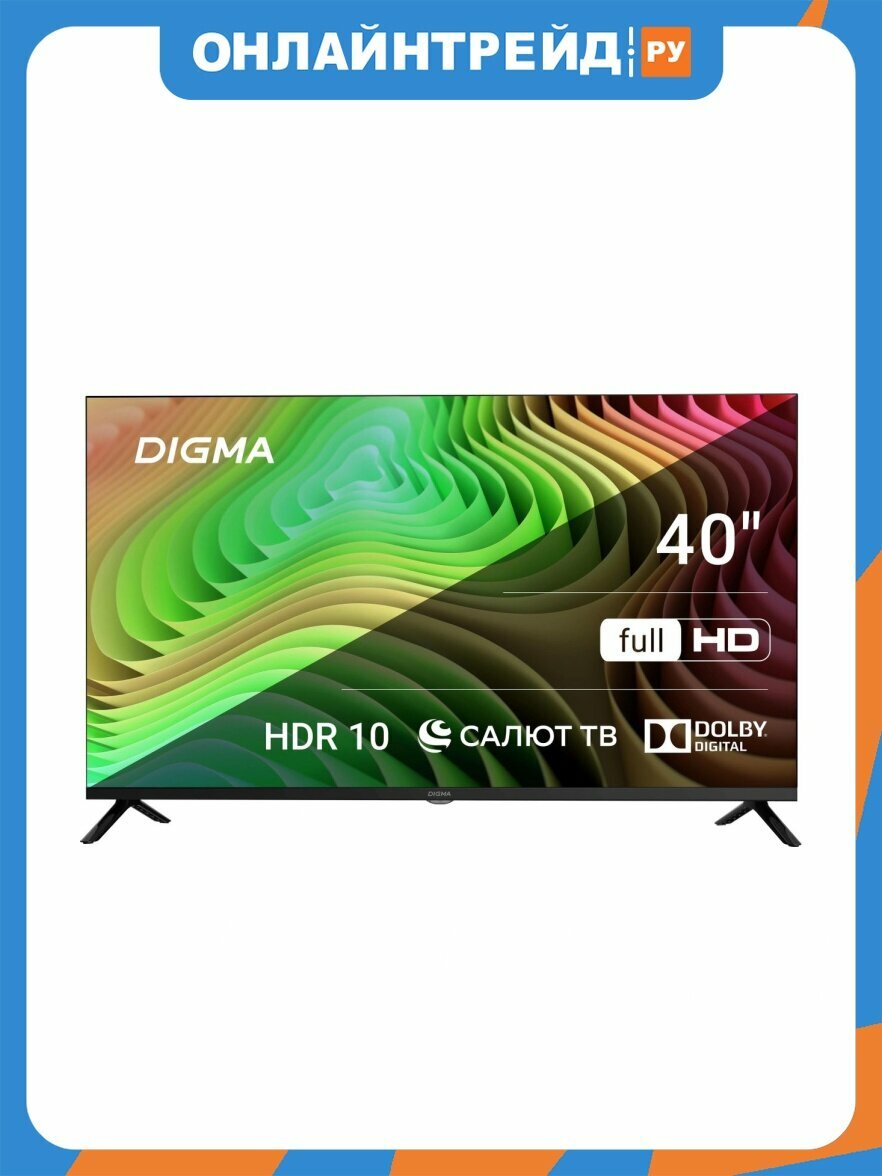 Телевизор Digma DM-LED40SBB36, черный