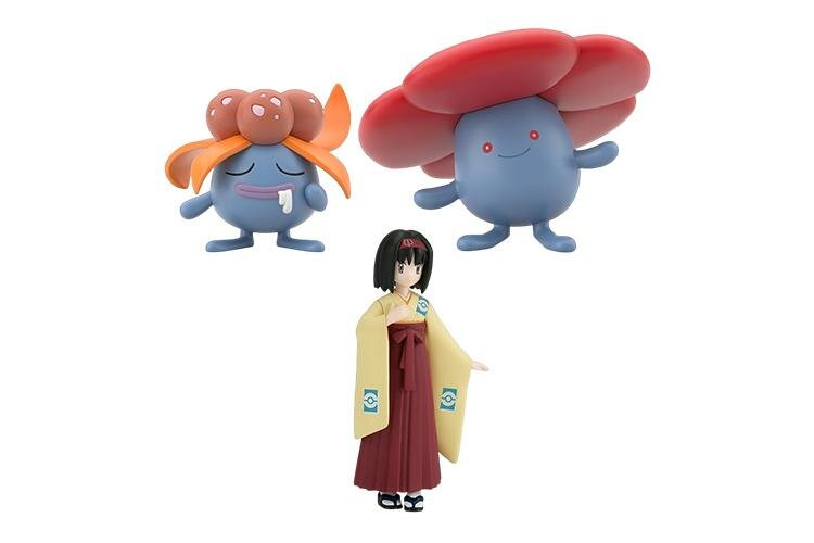 Фигурки унисекс BANDAI Pokémon Scale World, регион Канто, Рика+Стинкфлауэр+Кингсфлауэр, 8 см