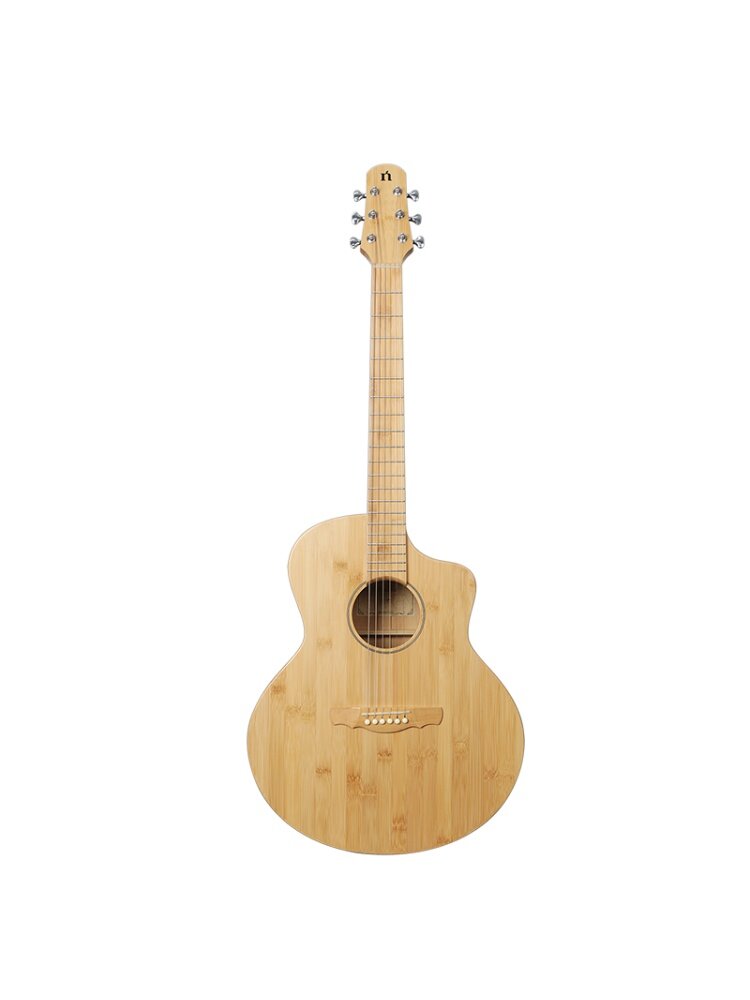 Акустическая гитара Natasha "Jumbo Cutaway" Bamboo, 41", массив бамбука