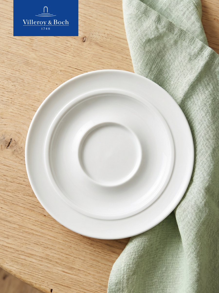 Блюдце 18 см, Universal White, Villeroy & Boch, Премиум-Фарфор