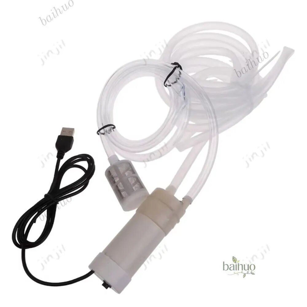 Мини-насос водяной USB 5В, самовсасывающий, с шлангом 2м