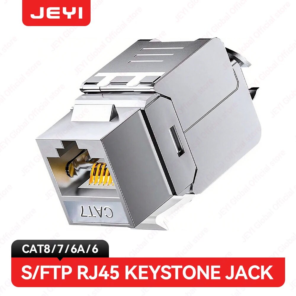 Cat7 RJ-45 Keystone Jack модуль — фото 1
